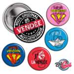 Images Vendée Badge 56mm à imprimer · BadgeGirl®